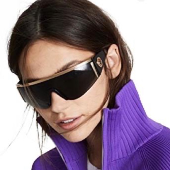 Versace | Accessories | Versace New Ve297 12526g Shield Mod 2197 Sunglasses | Poshmark